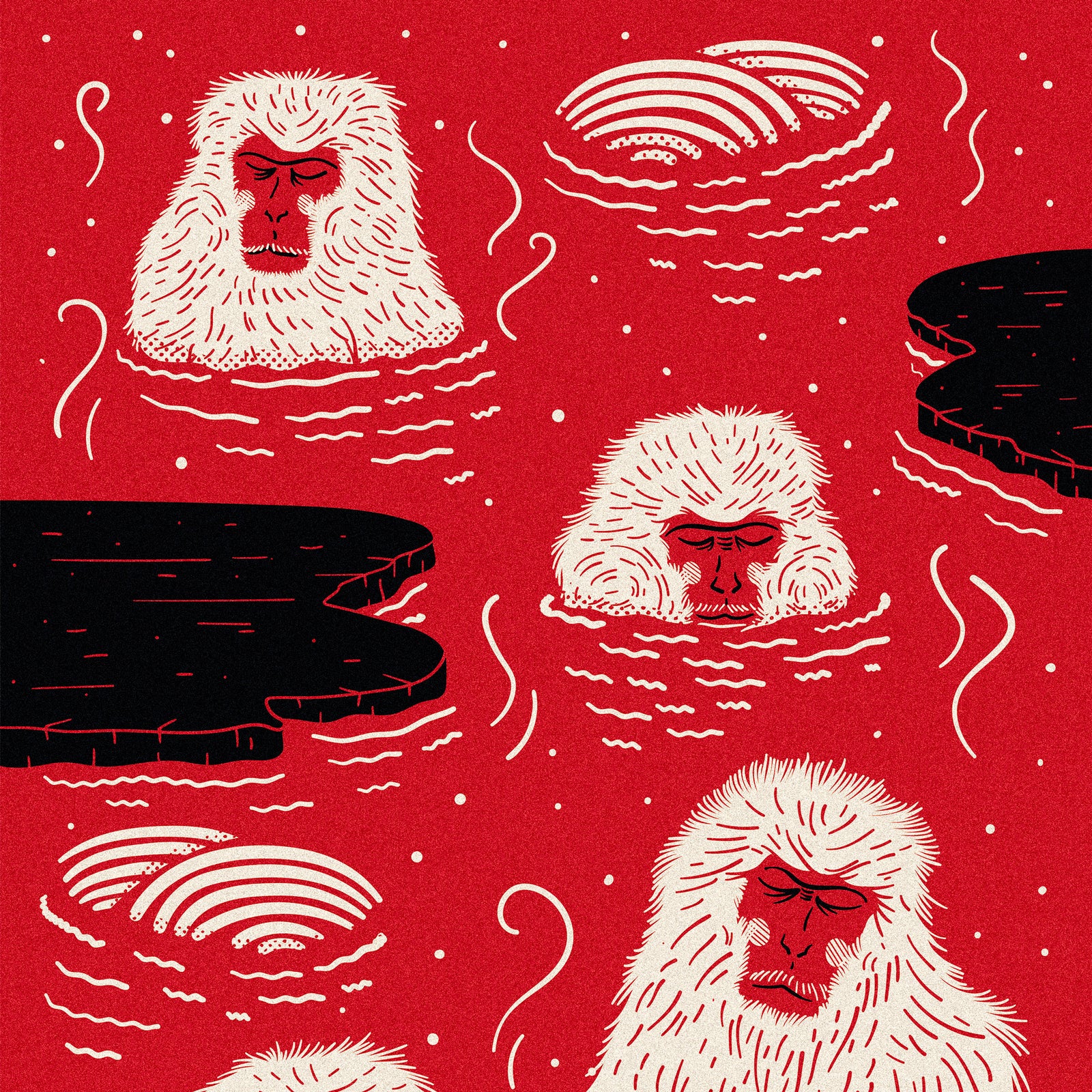 Moooi's 'Indigo Macaque' Rug Depicts Monkeys Relaxing – Jane Richards ...