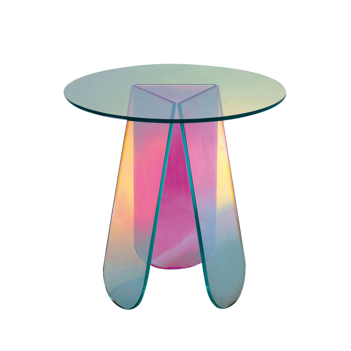 Glas Italia 'Shimmer' Small Low Side Table by Patricia Urquiola – Jane Richards Interiors