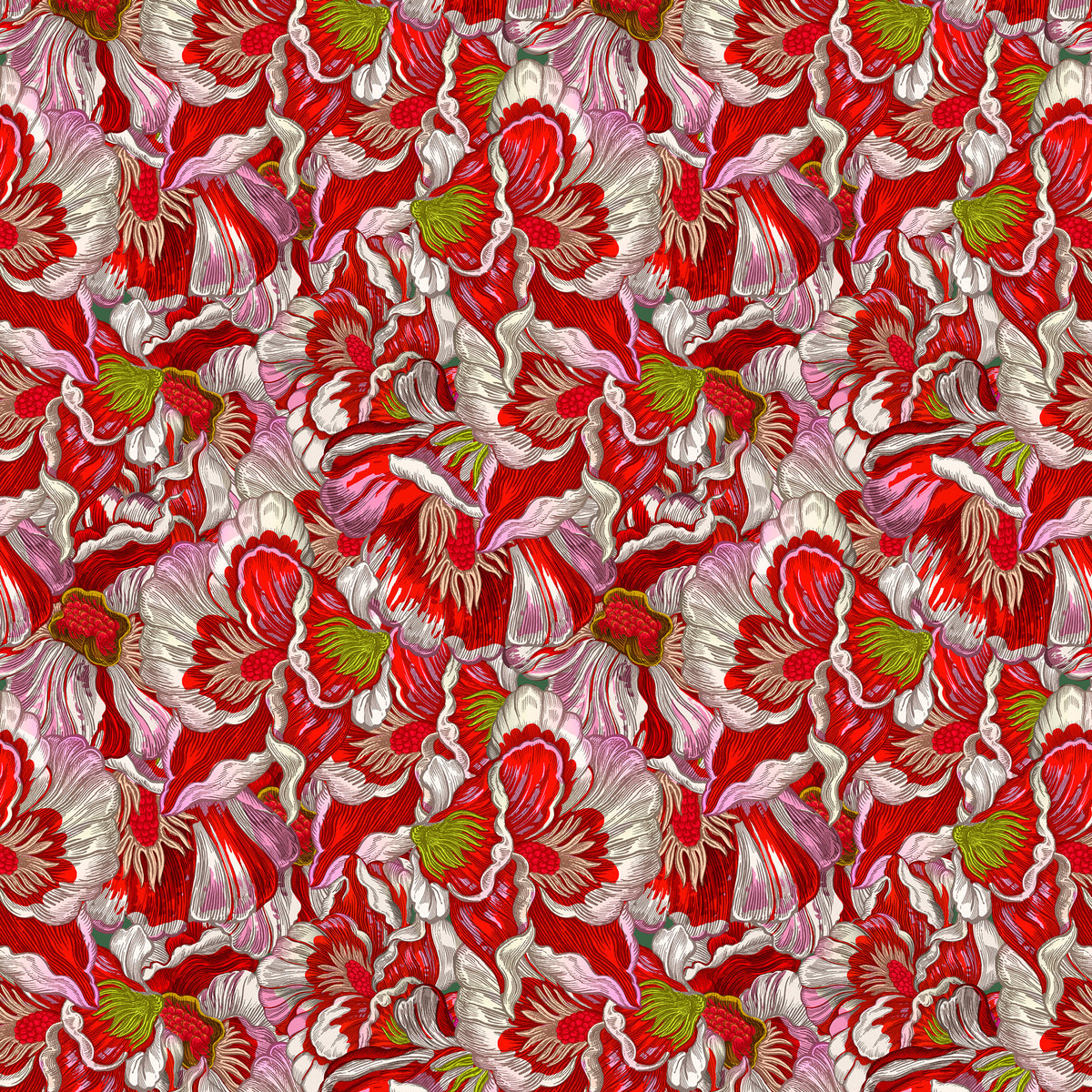 Timorous Beasties 'Florama' Fabric – Jane Richards Interiors