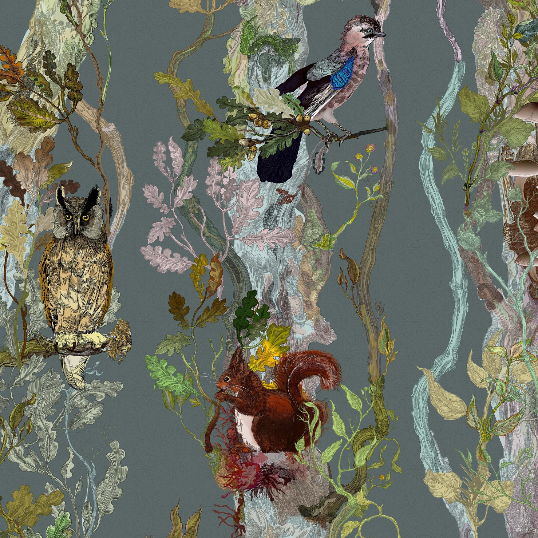 Timorous Beasties 'Indie Wood' Wallpaper – Jane Richards Interiors
