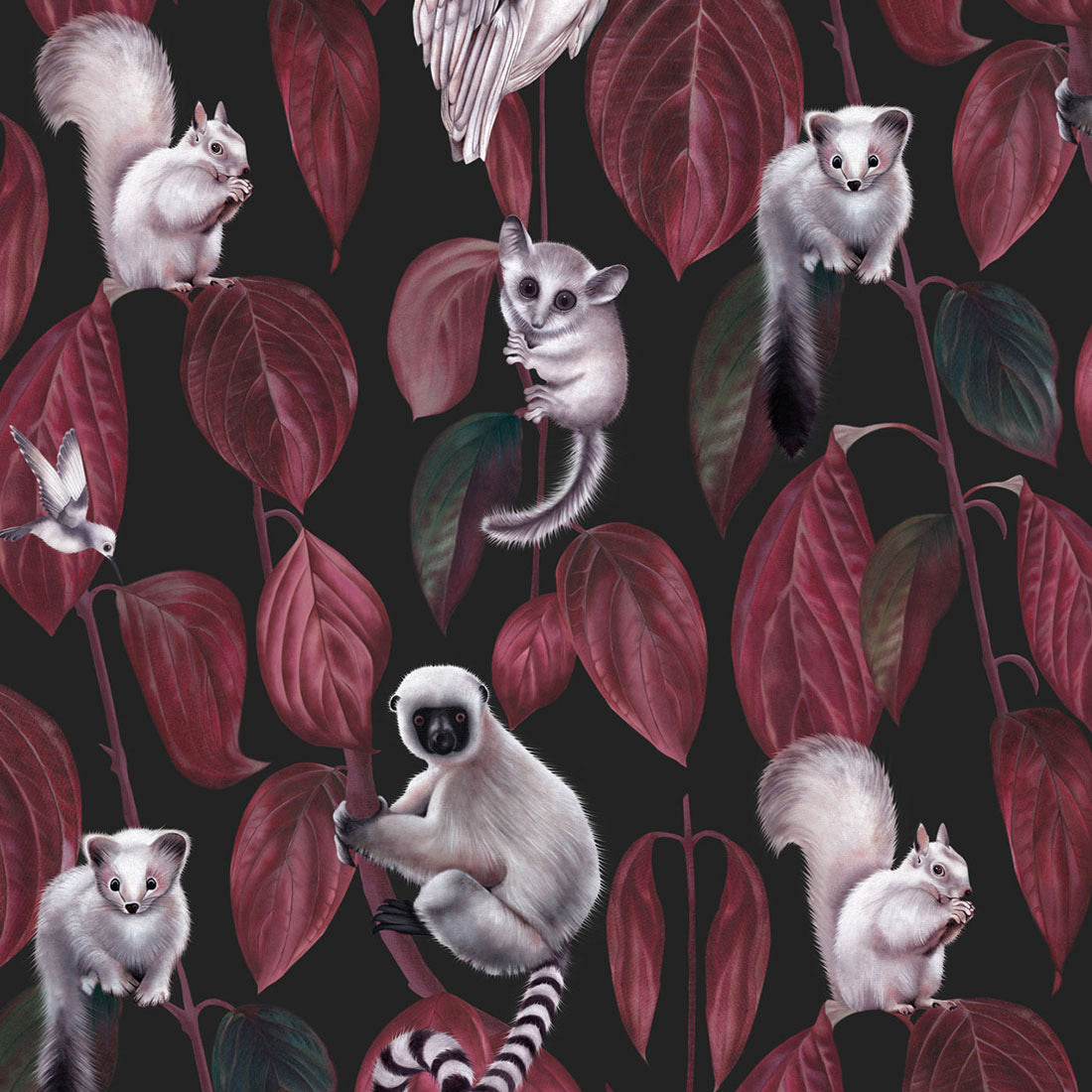 Witch & Watchman 'Siberia' Dark Wallpaper – Jane Richards Interiors