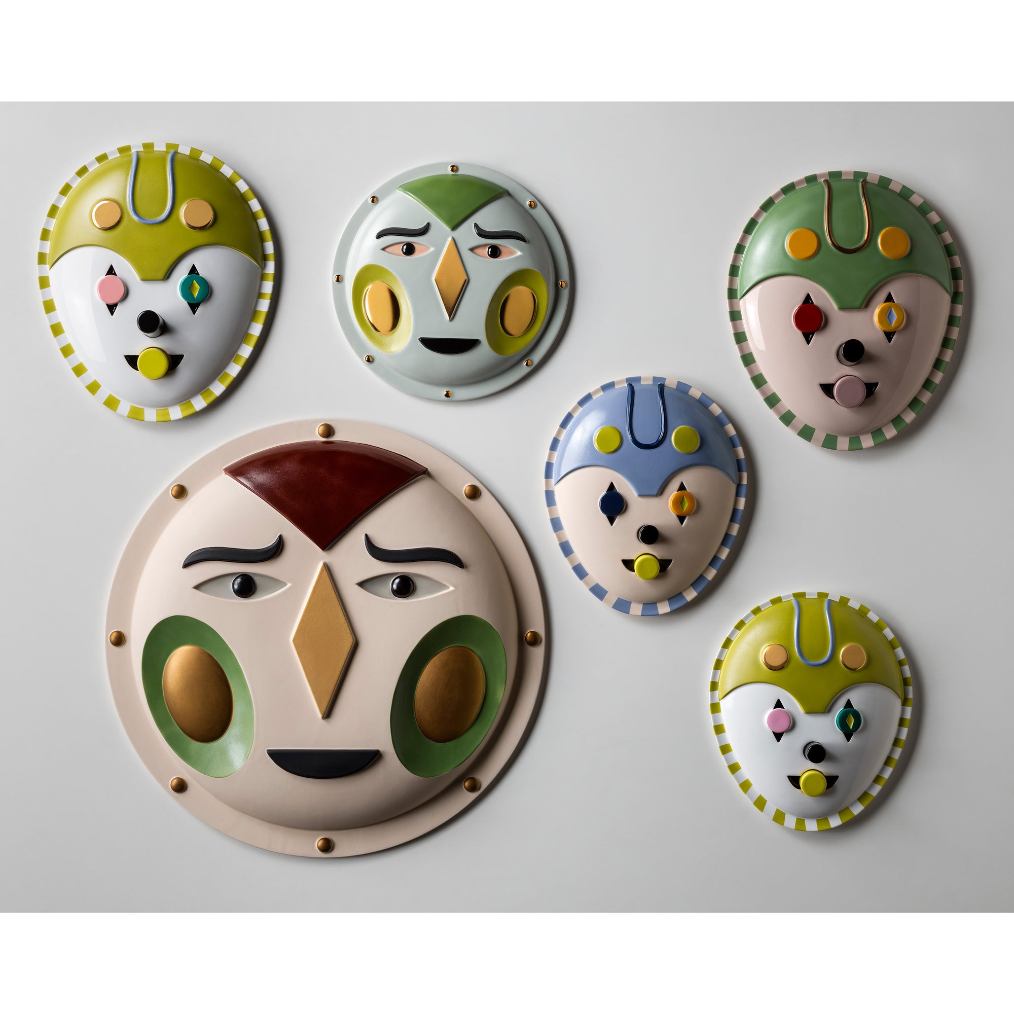 Bosa 'Tribu' Round Mask Collection by Jaime Hayon – Jane Richards Interiors