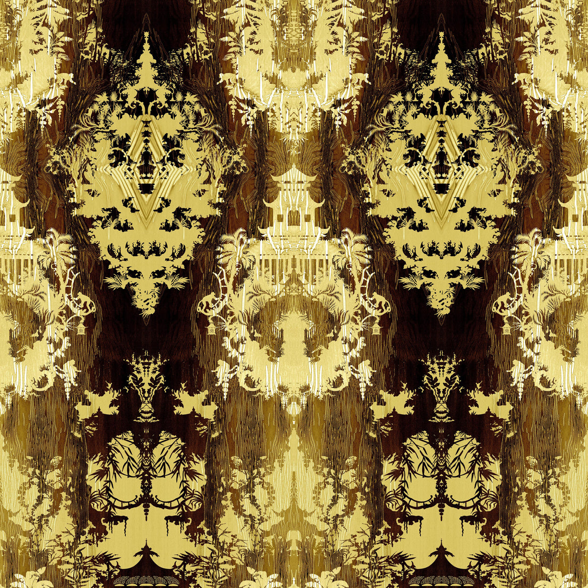 Timorous Beasties 'Temples in The Sky' Velvet Fabric – Jane Richards ...